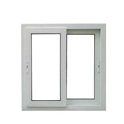 China Tinted Double Glazed PVC Sliding Glass Office Reception Windows for Soundproofing for sale