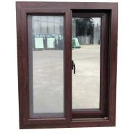 China Horizontal Opening Pattern Pvc Sliding Window for Waterproof and Hanging Curtain Type for sale