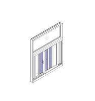 China Customizable Hurricane Impact Sliding Windows With Grill and High Security System for sale
