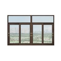 China Customizable Hurricane Impact Sliding Windows With Grill and High Security System for sale