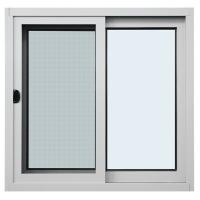 China Aluminum Sliding Bay Window with Coating Glass and Stainless Steel Screen Netting for sale