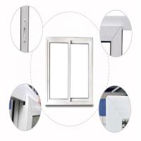 China Sliding Residential Windows For Houses Heat Insulation Modern Design PVC Materials for sale