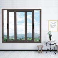 China Aluminum Sliding Bay Window with Coating Glass and Stainless Steel Screen Netting for sale