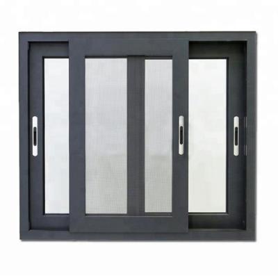 China Design Aluminum Slider Windows for Small Bathrooms Heat Insulation and Soundproofing for sale