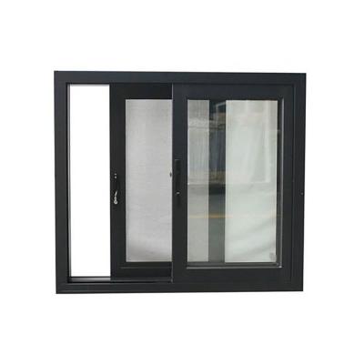 China Aluminum Terrace Sliding Window Design with Blue Glass Advantage in Heat Insulation for sale