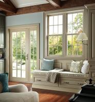 China Pvc Frame Single Hung Plastic Sliding Windows with Tempered Glass Folding Screen for sale