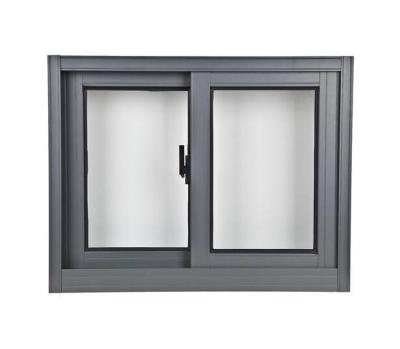 China Sliding Opening Aluminum Hurricane Impact Window with Stainless Steel Screen Netting for sale