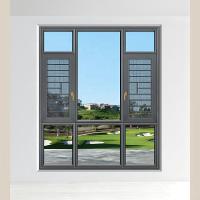 China Postmodern Design Aluminium European Glass Windows For Houses Folding Screen Casement for sale