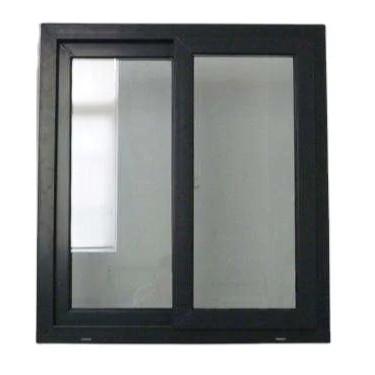 China Hanging Curtain Type Aluminium Sliding Window with Shutter Windows 6063-T5 Profile for sale