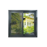 China Hanging Curtain Type Aluminium Sliding Window with Shutter Windows 6063-T5 Profile for sale