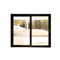 China Hanging Curtain Type Aluminium Sliding Window with Shutter Windows 6063-T5 Profile for sale