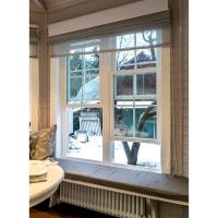 China Energy Single Hung Window with Magnetic Screen and Silicone Sealant Sealing System for sale