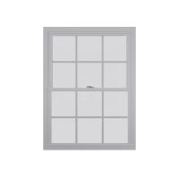 China Energy Single Hung Window with Magnetic Screen and Silicone Sealant Sealing System for sale