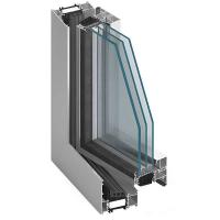 China USA House Hurricane Impact Aluminium Triple Glazed Casement Window in European-style for sale