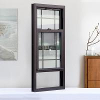 China Affordable PVC Single Hung Windows with Waterproof and Heat Insulation for sale