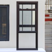 China Affordable PVC Single Hung Windows with Waterproof and Heat Insulation for sale