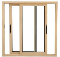 China Customized Folding Screen Double Glazed Aluminum Windows with Stainless Steel Netting for sale