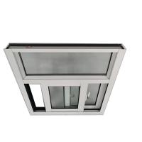 China Aluminium Vertical Sliding Window with Tempering Glass and Horizontal Opening Pattern for sale