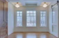 China White PVC Raw Material UPVC Hung Window for Vertical Opening and Fiberglass Mesh Screen for sale