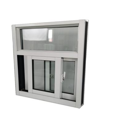 China Customized Aluminum Sliding Window with Modern Hanging Curtain Type Details for sale
