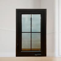 China Horizontal Opening Structure Aluminum Frame Casement Window for Tilt And Turn Windows for sale