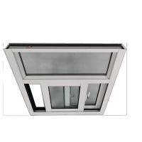 China Large Modern Aluminium Sliding Window with 3 Tracks and Stainless Steel Screen Netting for sale