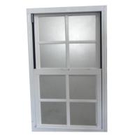 China American Style Upvc Design Appartment Single Hung Fibreglass Windows Powder Coated for sale