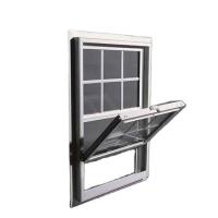 China American Style Upvc Design Appartment Single Hung Fibreglass Windows Powder Coated for sale