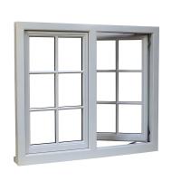China Swing French Casement Windows with Double Tempered Glazing and Roller Blind Design for sale