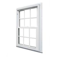 China American Style Upvc Design Appartment Single Hung Fibreglass Windows Powder Coated for sale