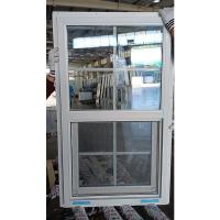 China American Style Upvc Design Appartment Single Hung Fibreglass Windows Powder Coated for sale