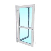 China Customizable Hanging Curtain Type Upvc Casement Windows with Chinese Top Hardware for sale