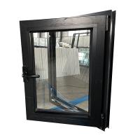 China Aluminum Alloy Thermal Break Sound Proof European Style Casement Triple Glaze Windows for sale