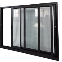 China Transform Your House with Folding Screen and Modern Black Aluminium Sliding Window for sale