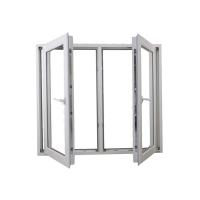 China Customized UPVC Profile Casement Window with Plastic Frame Material from OEM for sale