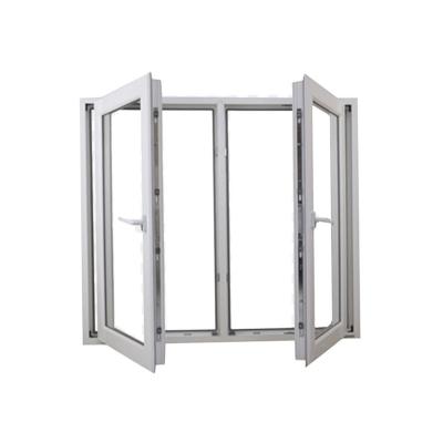 China Customized UPVC Profile Casement Window with Plastic Frame Material from OEM for sale