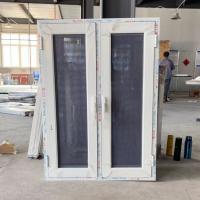 China Customized UPVC Profile Casement Window with Plastic Frame Material from OEM for sale