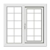 China Hanging Curtain Type PVC House Casement Windows with Security Mesh from Qualified Hardware for sale