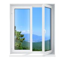 China Hanging Curtain Type PVC House Casement Windows with Security Mesh from Qualified Hardware for sale