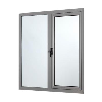 China Single Glass Clean Slim Slider Window with Stainless Steel Screen Netting Material for sale