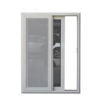 China Single Glass Clean Slim Slider Window with Stainless Steel Screen Netting Material for sale
