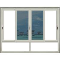 China Single Glass Clean Slim Slider Window with Stainless Steel Screen Netting Material for sale