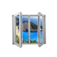 China Single double empering loating stained low-e Glass Type Arc Design Casement Window for sale