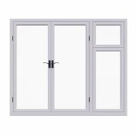 China EPDM Double Sealing System Casement Windows With Blinds Plastic Window Frame White for sale
