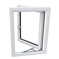 China Qualified Hardware Accessories Swing Style American Casement Windows with PVC Frame for sale