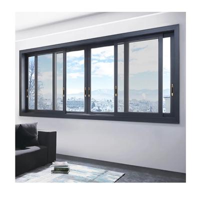 China Modern Design Sliding Aluminium Window for Sound Proof and Passive House at Open Style for sale
