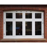 China Qualified Hardware Accessories Swing Style American Casement Windows with PVC Frame for sale