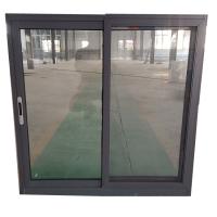 China Customized Size Double Reflective Glass Doors for Hurricane Impact and Blind Residents for sale