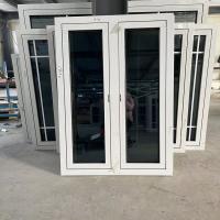 China Modern Design Black Casement Windows Swing Open in Modern Style for Upvc Window Roller for sale