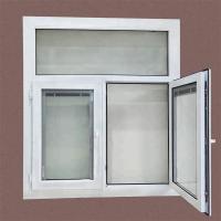 China Stainless Steel Screen Netting Upvc Casement Window Frame American Style Triple Glazed for sale